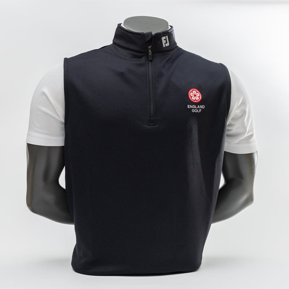 England Golf FJ Half-Zip Performance Vest